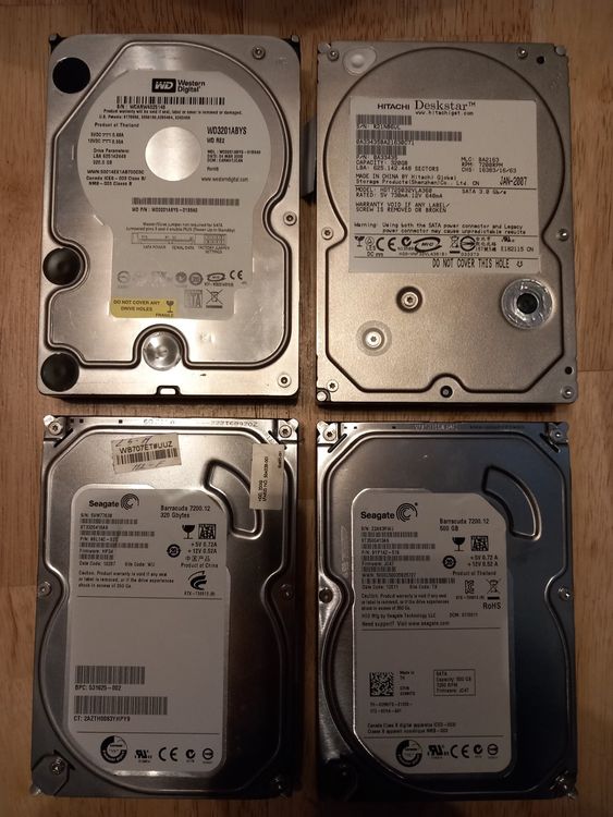 4 verschiedene HDD | Kaufen auf Ricardo