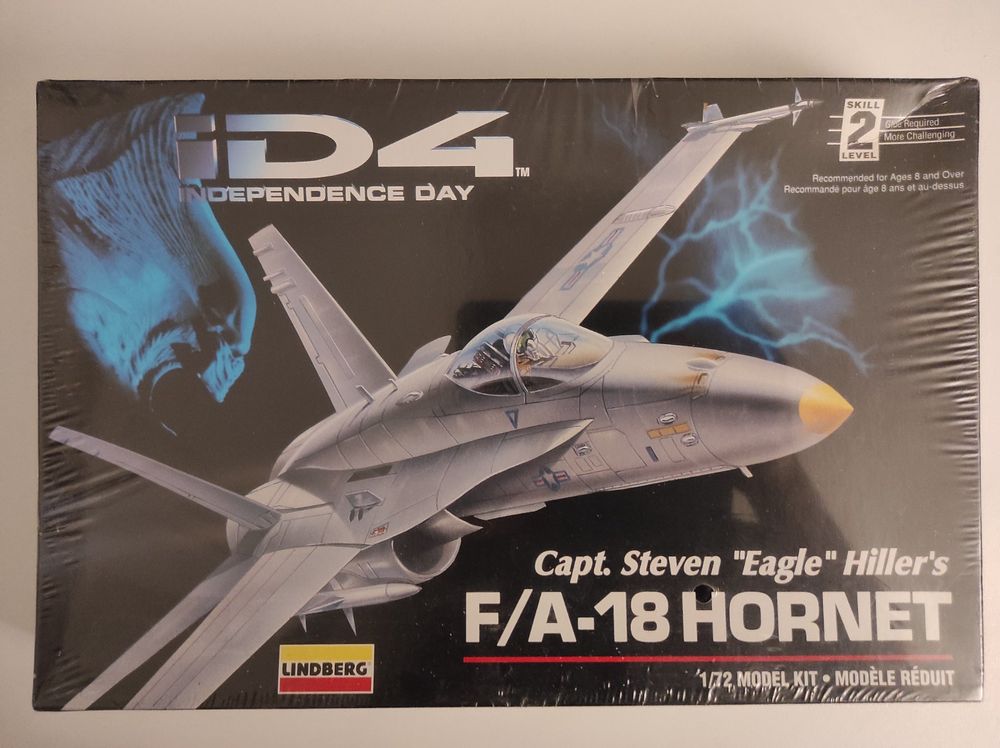 F/A-18 Hornet "Independance Day" Bausatz von Lindberg 1/72 (Neu und originalverpackt) in La ...