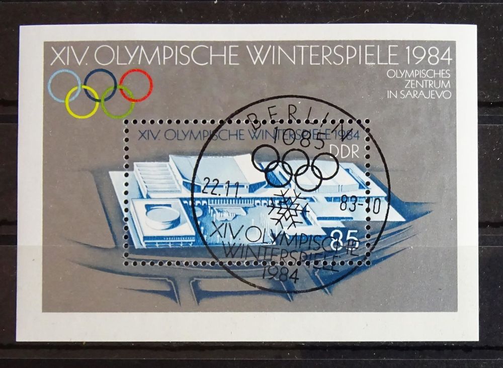 DDR 1983, Block gestempelt (Gebraucht) in Haslen GL für CHF 0.7 – mit Lieferung auf Ricardo kaufen