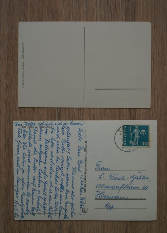Fidaz, Trin-Digg und Trin-Dorf, ab ca. 1920 (Gebraucht) in St ...