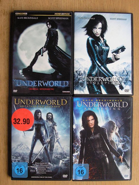 Underworld Quadrilogy (4 DVD- Set) (Gebraucht) in Zuzwil SG für CHF 12.5 – mit Lieferung auf ...