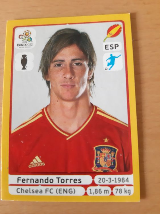 Panini EM 2012 Fernando -Torres ESP - Swiss Edition (Neu (gemäss ...