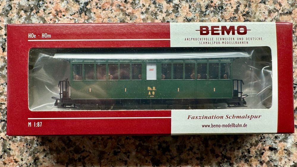 BEMO 3232 108 - RhB Zweiachser-Personenwagen - OVP (Neu (gemäss Beschreibung)) in Versoix für ...