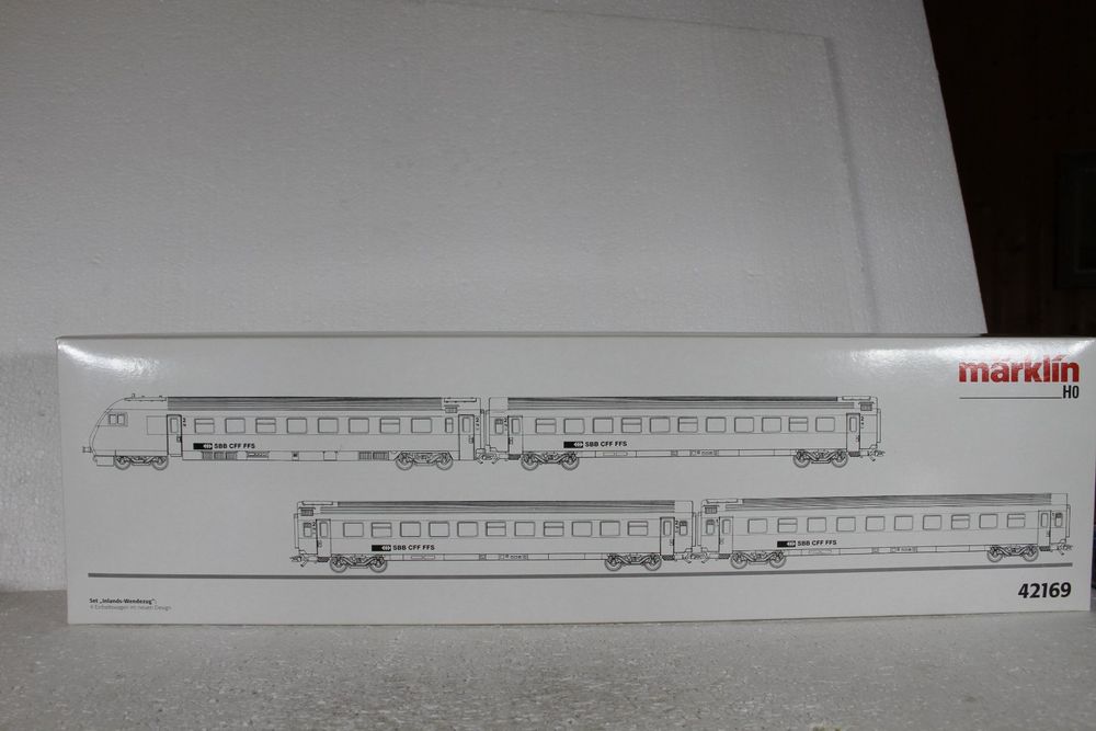 Märklin 42169 SBB Wagenset Pendelzug Inter City Design (Gebraucht) in Triesen für CHF 220 – mit ...