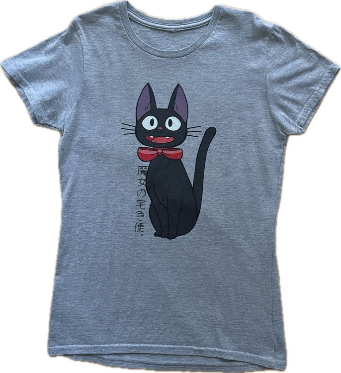 Studio Ghibli Merch - Jiji (Kiki's Delivery Service) T-Shirt (D ...