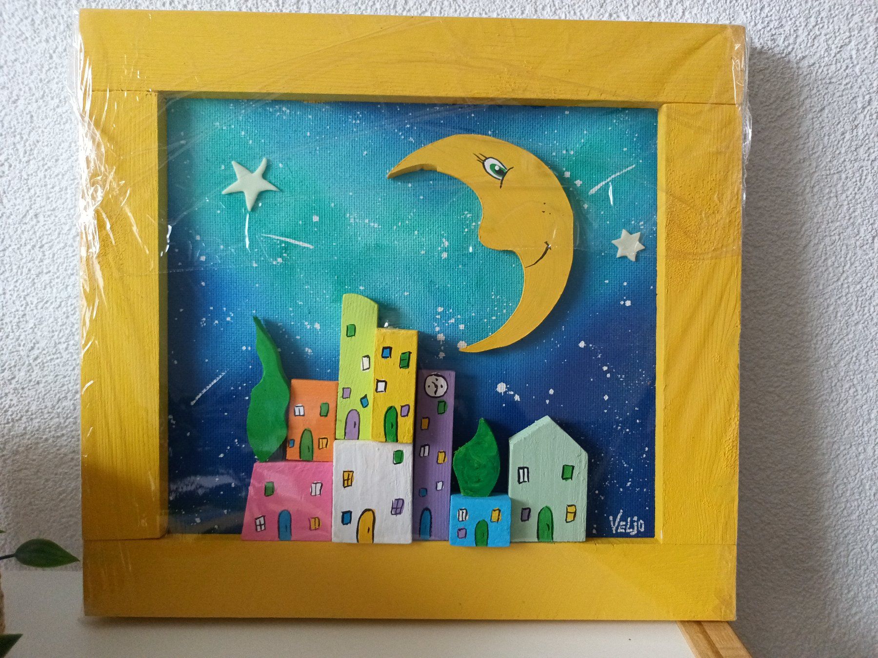 Tableau en bois / Art pour enfants / Kunst für Kinder (Neuf avec emballage d'origine) à Chêne ...