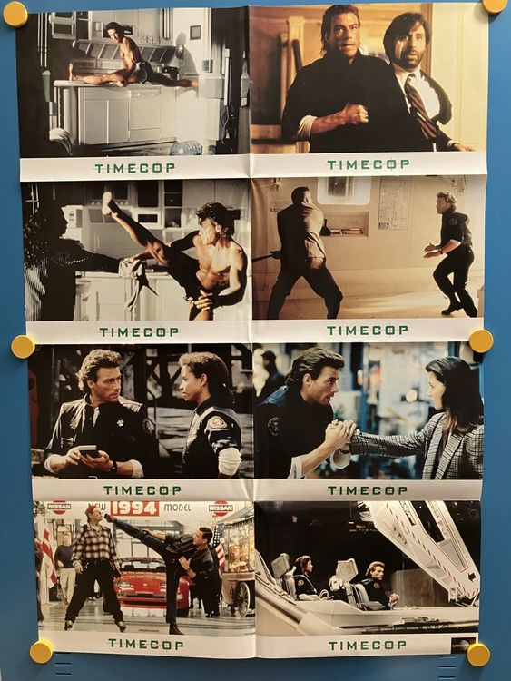 TIMECOP JEAN CLAUDE VAN DAMME 1994 A1 ORIGINAL FILMPOSTER (Neu (gemäss ...