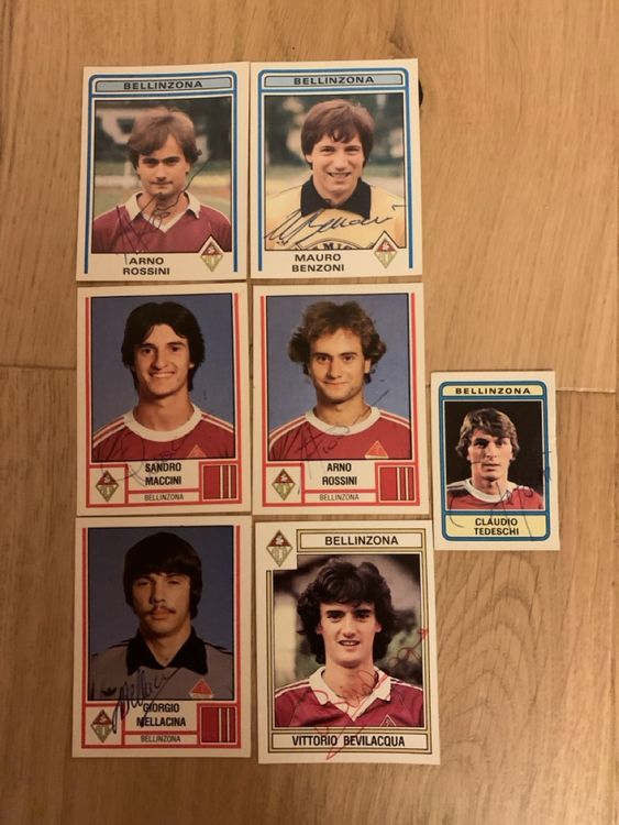 AC Bellinzona 7 Panini Original Autogramm (Usato) a Greifensee per CHF ...
