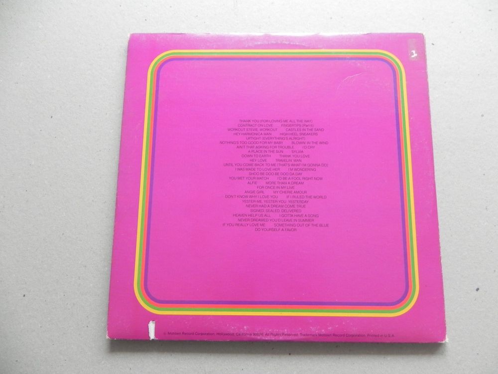3 LP Set USA Soul Funk Stevie Wonder 1973 Limited Edition (Gebraucht ...
