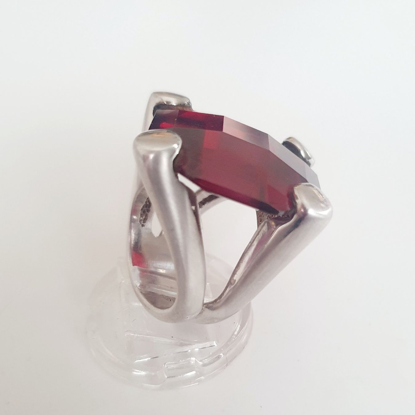 Xxl Roter Statement Ring, 925 Silber, Vintage Stil, Gr. 18.6 (Gebraucht ...