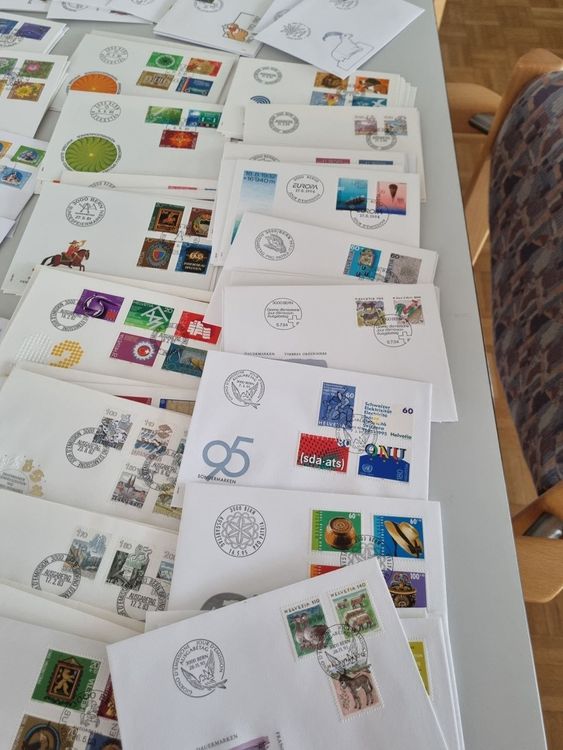 Sammlung Schweiz 280 FDC Briefe (Gebraucht) in Murgenthal für CHF 12 – mit Lieferung auf Ricardo ...