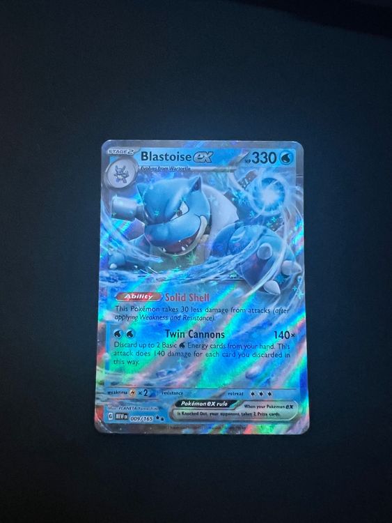Pokemon 151 Blastoise ex | Kaufen auf Ricardo