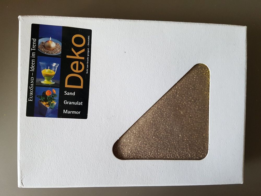 Deko Sand Granulat goldfarben 930g / Kerzen Sand | Kaufen auf Ricardo