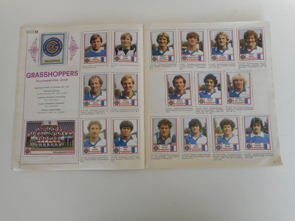 Panini Album Football 81/1981 SFV-ASV komplett Nr.2 (Gebraucht) in Cham ...