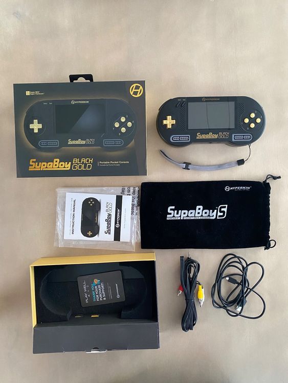 SupaBoy Hyperkin Portable Handheld Game SNES Super Nintendo (Gebraucht ...