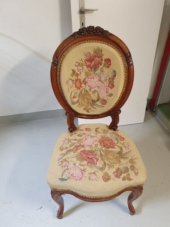 Antiker Gobelin Stuhl | Kaufen auf Ricardo