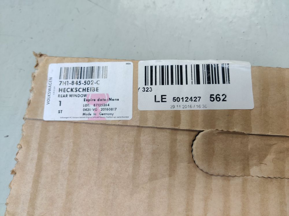 Original VW T5/T6 Heckscheibe re. 7H1 845 502 C | Kaufen auf Ricardo