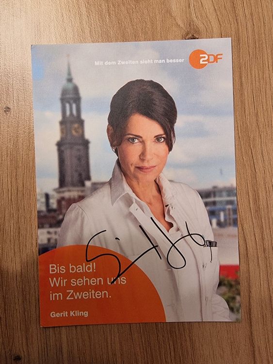 Gerit Kling Originalautogramm "Notruf Hafenkante" (Gebraucht) in ...