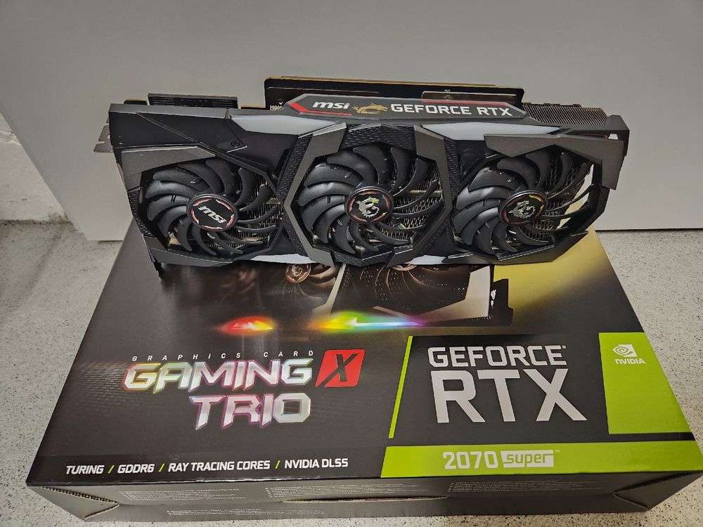MSI GeForce RTX 2070 Super Gaming X Trio (mit OVP) | Kaufen auf Ricardo