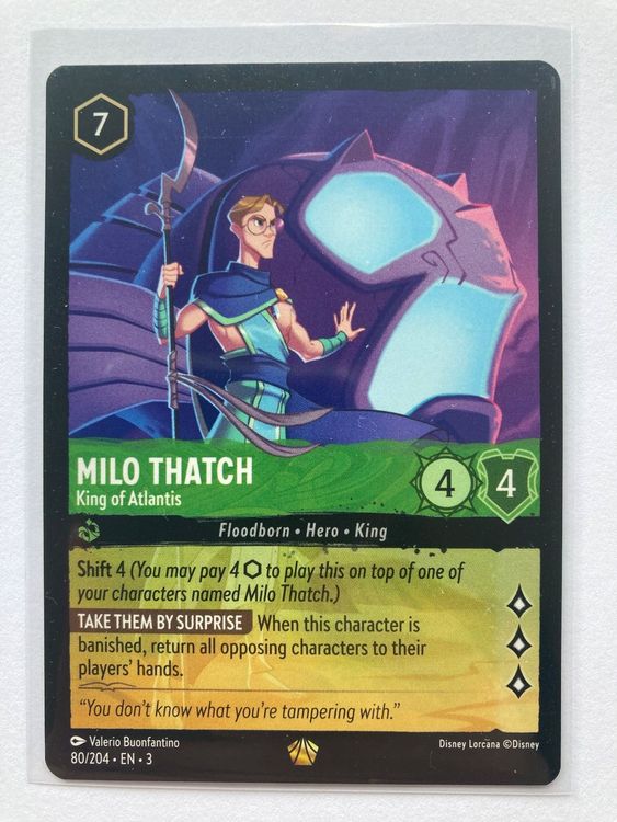 Lorcana Disney MILO THATCH 80/204 EN-3 LEGENDARY (Gebraucht) in Lugano ...