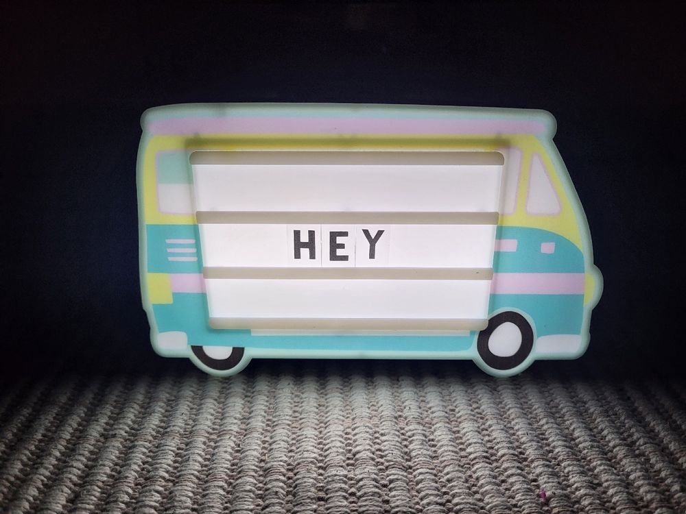 VW Bus Lichtbox / light box (Gebraucht) in Rüschlikon für CHF 3 – mit ...