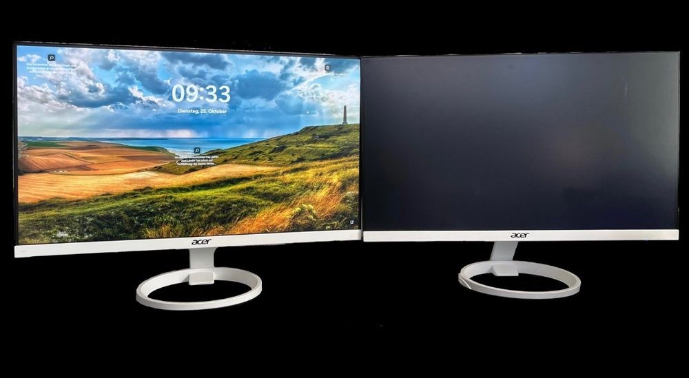 2 Bildschirme: ACER R241Y 24 Zoll (Gebraucht) in Kleinbösingen für CHF ...