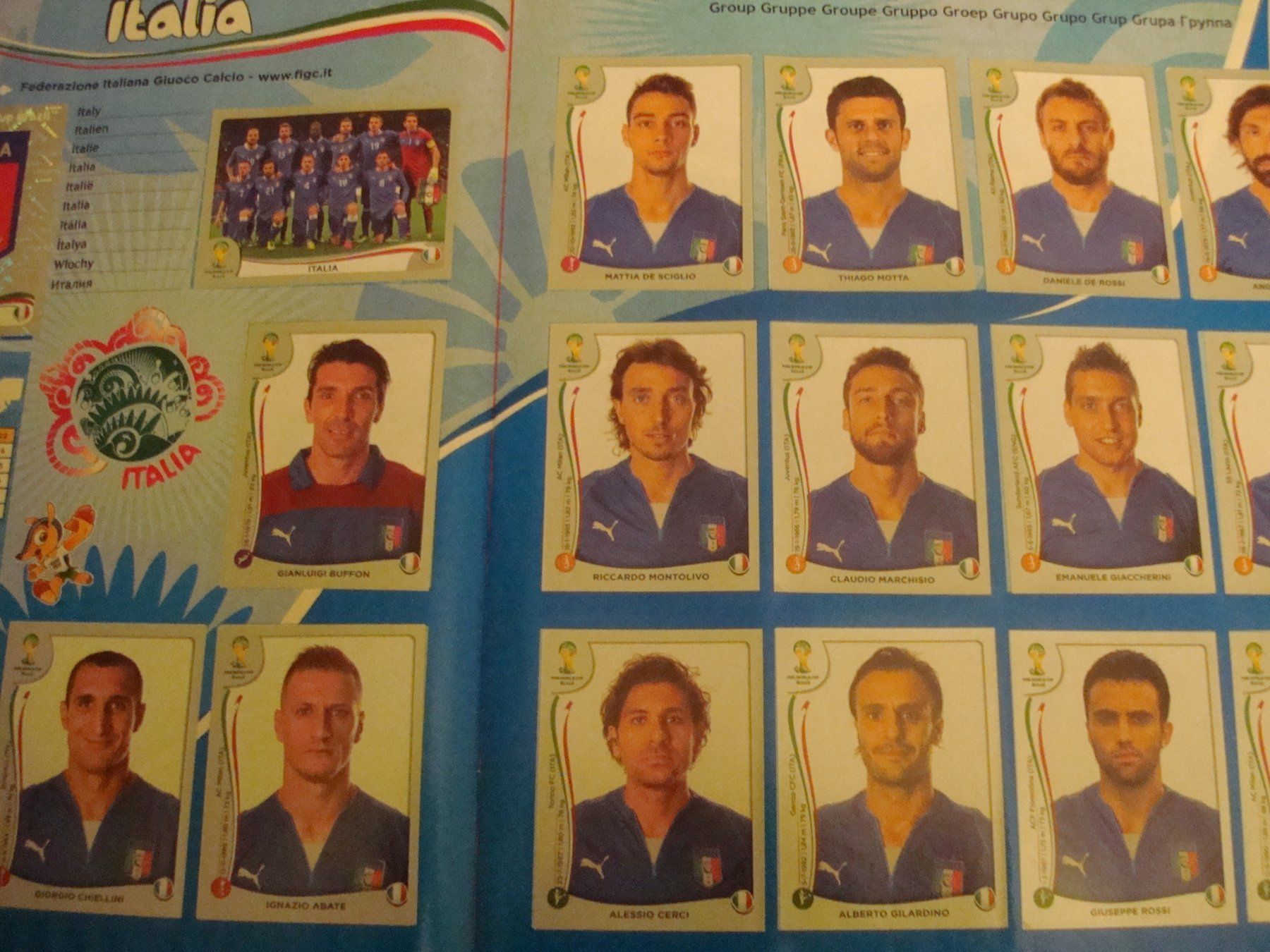 Panini Album - FIFA WORLD CUP 2014 - Brasil 10 Bilder fehlen (Gebraucht ...