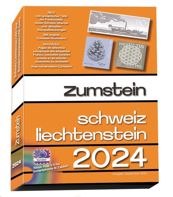 ZUMSTEIN Schweiz/Liechtenstein Briefmarken-Katalog 2024 (Neu und originalverpackt) in Lützelflüh ...