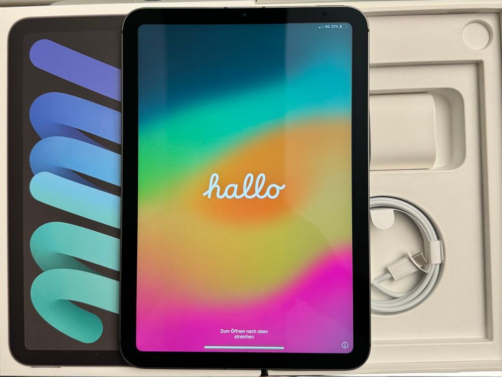 Apple iPad Mini aktuelle 6. Generation, 256GB, Cellular+Wifi (Gebraucht ...