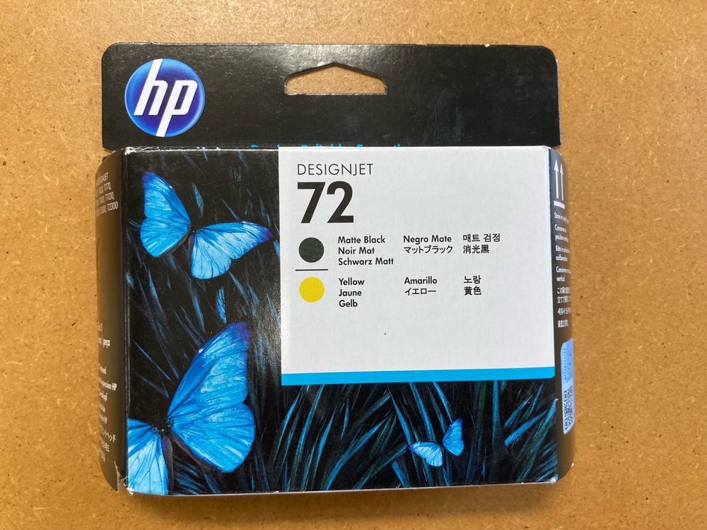 HP DesignJet 72 Druckkopf Schwarz Matt - Gelb | Kaufen auf Ricardo