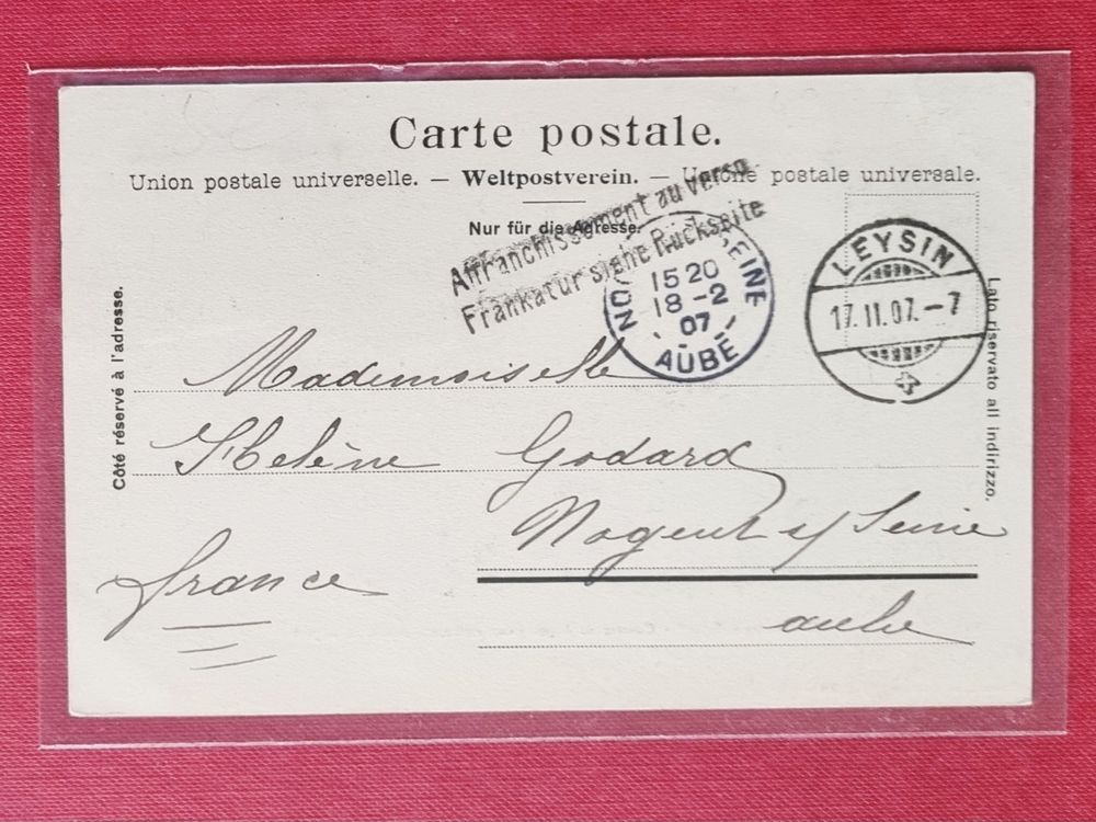 Leysin - Sport d'hier - Course de Luges pour enfants - 1907 (D'occasion ...