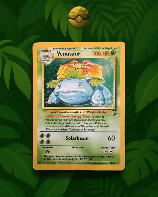 Venusaur 18/130 Base Set 2 - MP - EN (D'occasion) à Chêne-Bougeries ...