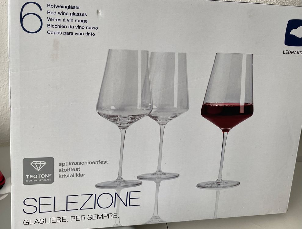Rotwein Gläser Set von Leonardo (Gebraucht) in Bülach für CHF 10 – nur ...
