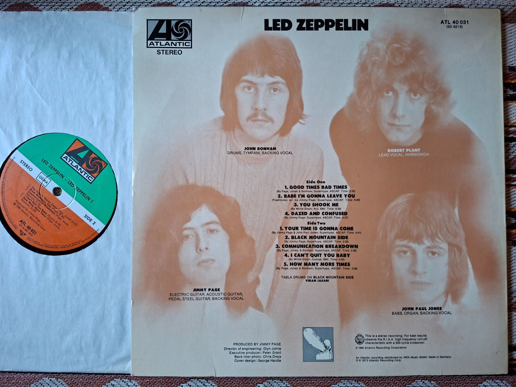 LP Led Zeppelin Debut Album VG+/VG+ TOP Zustand (Gebraucht) in Burg AG ...