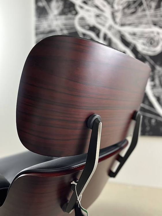 Designer Lounge Sessel und Ottoman, Echtes Leder (Neu und ...