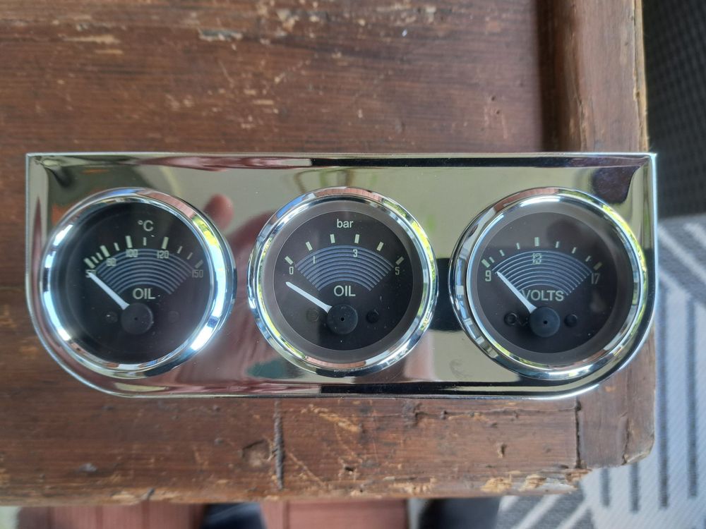 VW Käfer T1 usw. Smith Instrumente mit Chromstahlhalterung | Kaufen auf ...