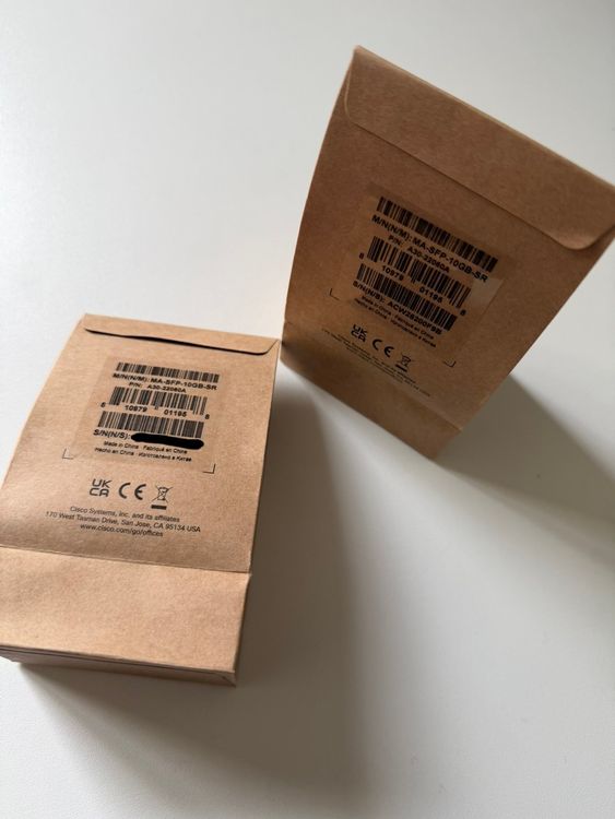 2 Stück Cisco Meraki MA-SFP-10GB-SR SFP-Modul (Neu und originalverpackt ...