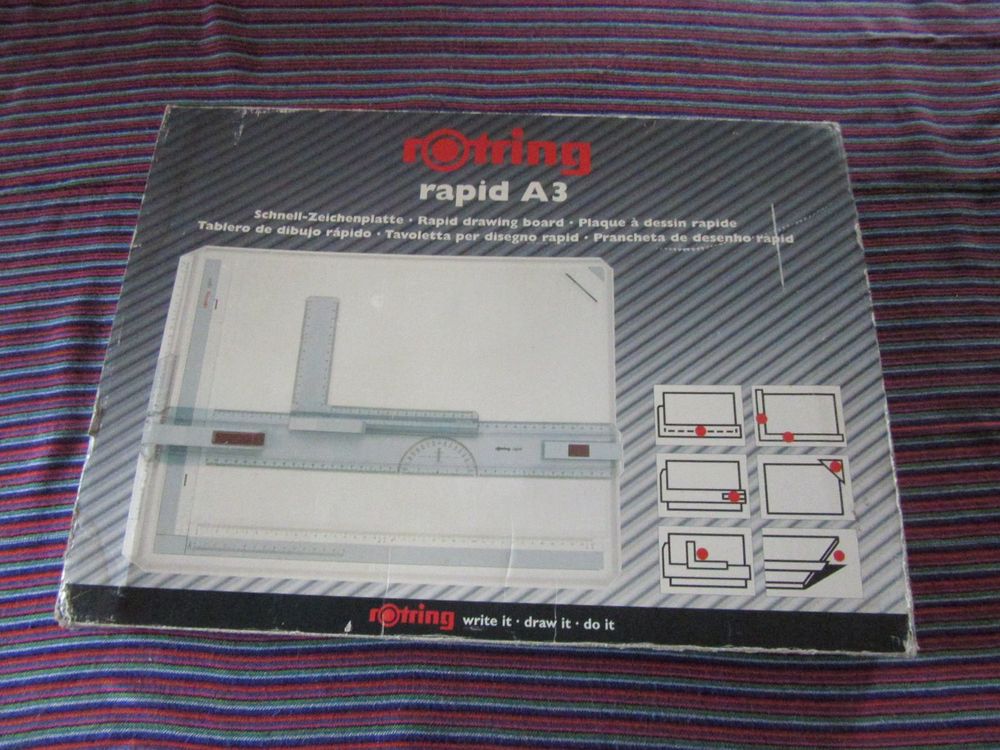 Rothring rapid A3 Zeichenplatte/-Schiene | Kaufen auf Ricardo