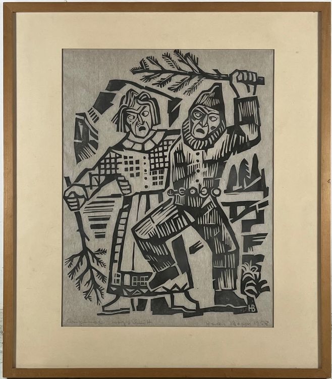 Beep Haas (1917) Original Holzschnitt , Handsigniert (Gebraucht) in Root für CHF 39 – mit ...