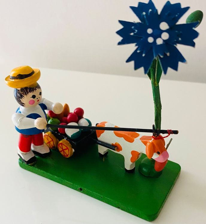 Erzgebirge Figuren Otto Mertens alter Bauer mit Wagen (Gebraucht) in ...