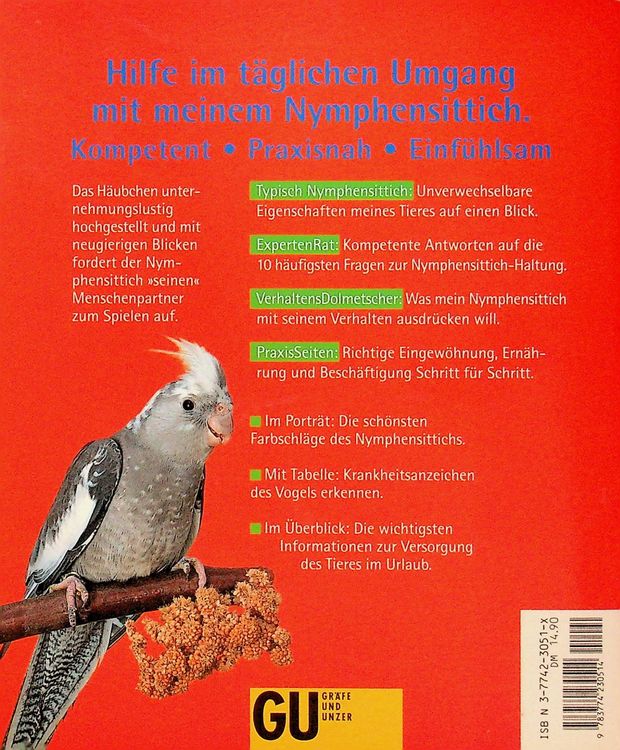 Thomas Haupt Nymphensittiche GU Tierratgeber | Kaufen auf Ricardo