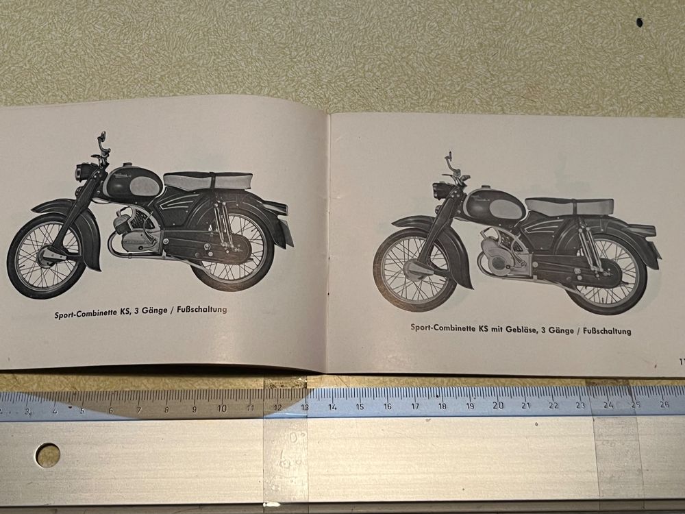buch, heft, zündapp, moped mokick, div. modelle, 60 er jahre (Gebraucht ...