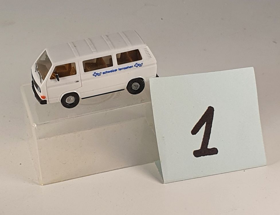 VW Bus "schweizer Fernsehen" von Herpa M 1: 87 (Gebraucht) in ...