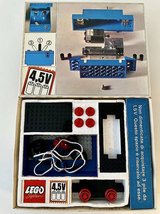 Lego System 103 4,5v motor set with rubber tracks (Usato) a Bellinzona ...