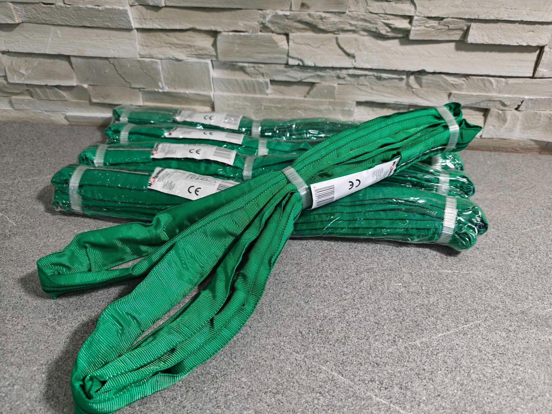 5 x Rundschlinge Hebeschlinge 2T / 3m Hebegurt Bandschlinge (Neu ...