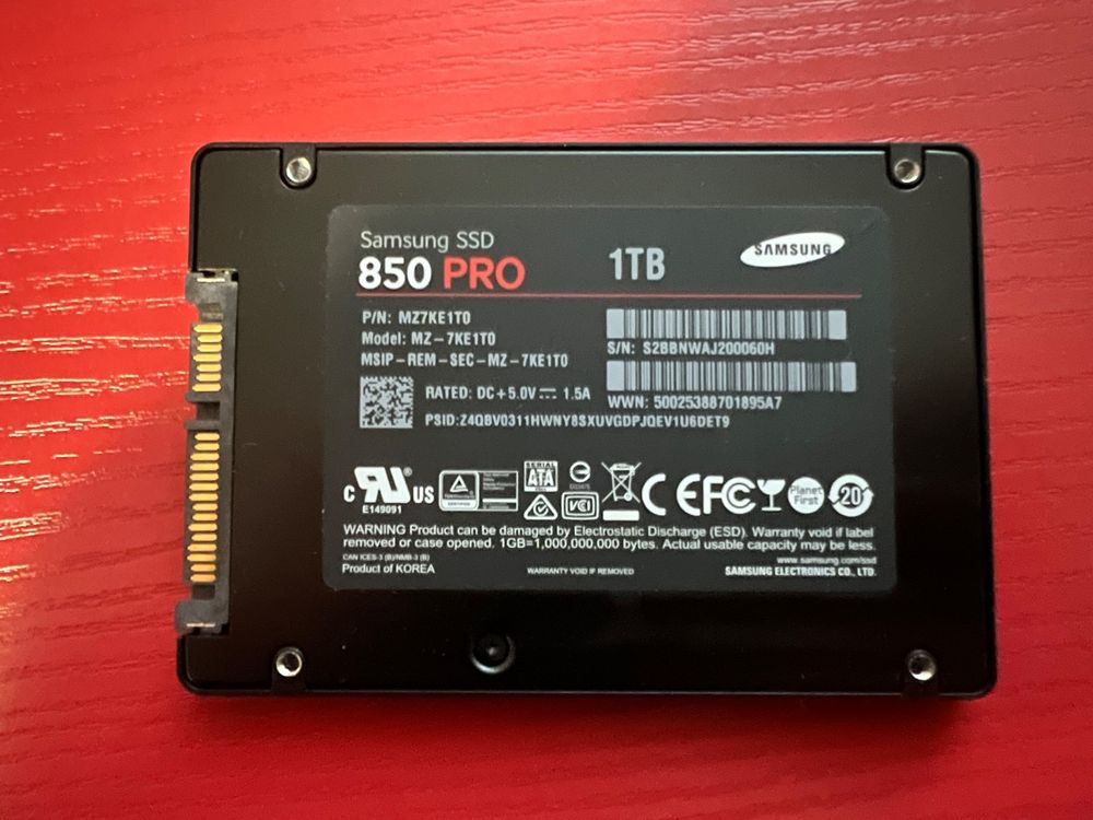 Samsung 850 Pro 1TB | Kaufen auf Ricardo