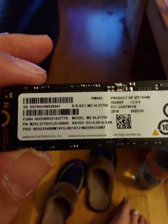 Samsung SSD M2 1T (Gebraucht) in Laupen BE für CHF 48 – mit Lieferung ...
