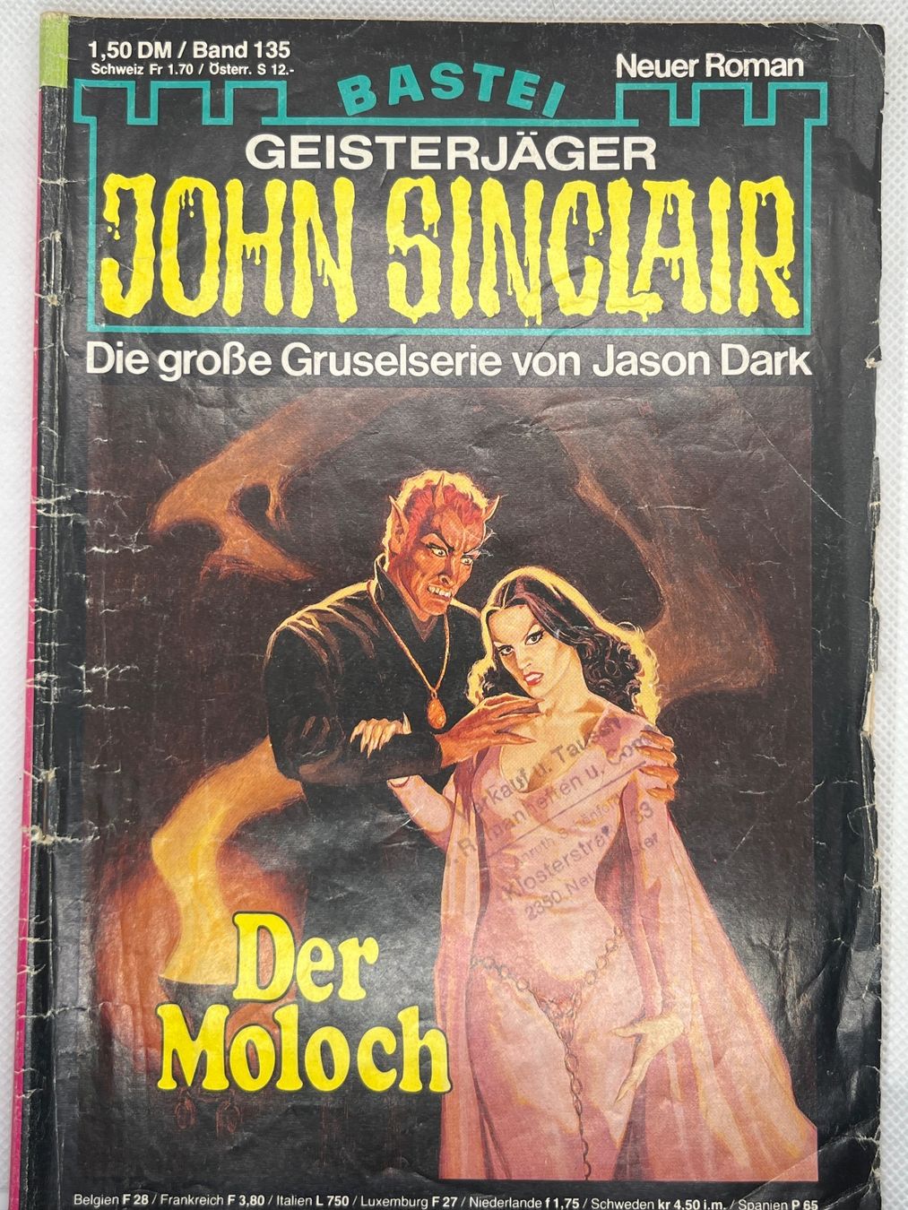 John Sinclair, Band 135, Der Moloch, 1. Auflage (Gebraucht) in ...