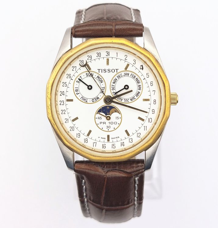 Tissot PR100 Triple Calendar Moonphase Pointer Date (Gebraucht) in ...