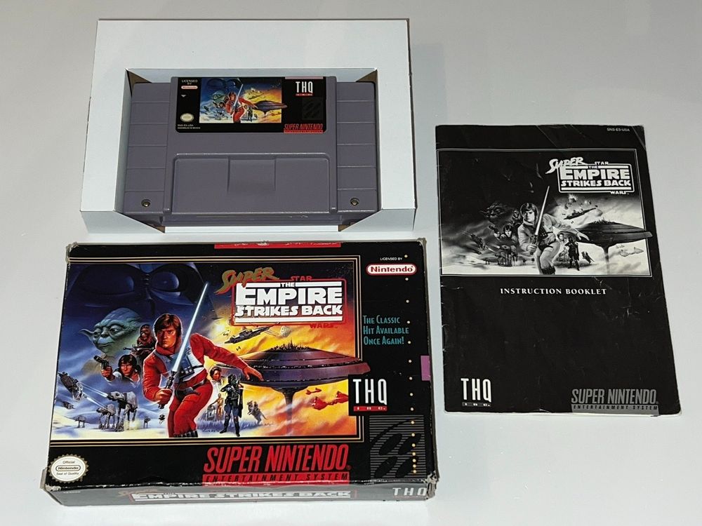 SNES - Super Star Wars: The Empire Strikes Back (OVP) [USA] (Gebraucht ...